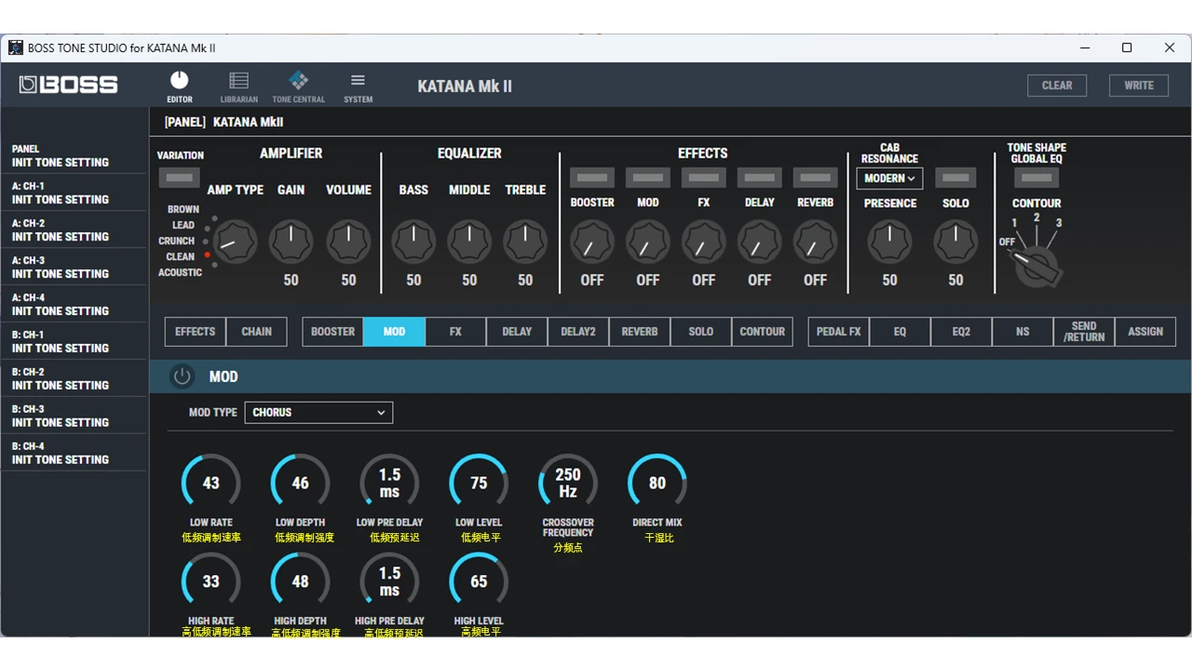 BOSS TONE STUDIO软件指南 - 哔哩哔哩