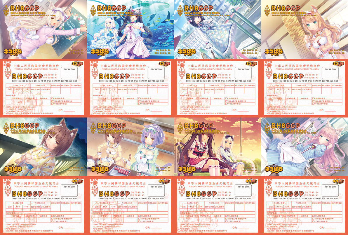 2024年十二月份QSL卡片样式 - 哔哩哔哩
