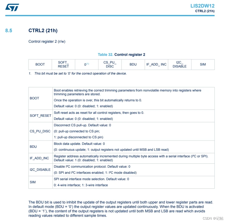 三轴加速度计LIS2DW12开发(3)----检测活动和静止状态 - 哔哩哔哩