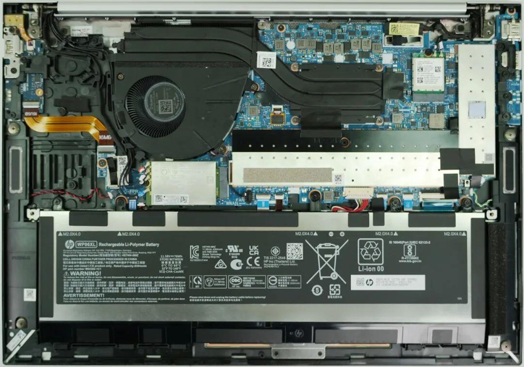 出色散热、性能与细节解析，HP EliteBook 865 G10 拆机图解 - 哔哩哔哩
