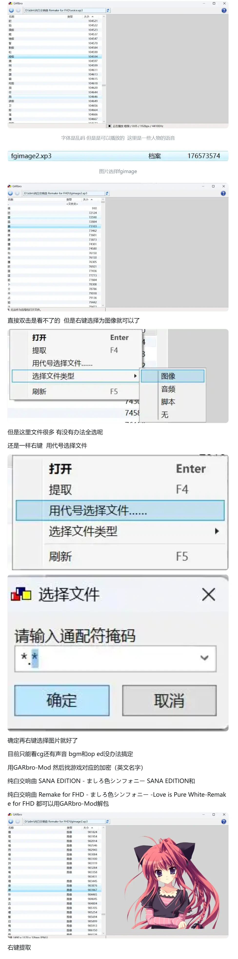 gal解包（GARbro-Mod） - 哔哩哔哩
