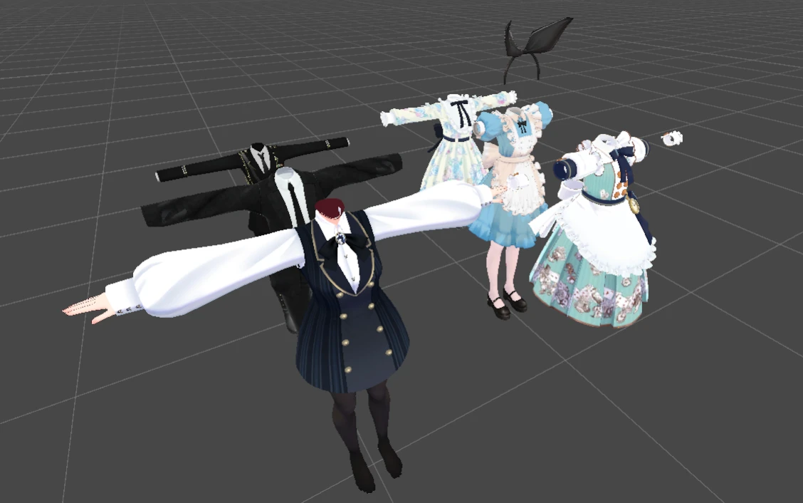 VRChat改模：如何让化身穿上不适配衣服 Unity/Blender - 哔哩哔哩