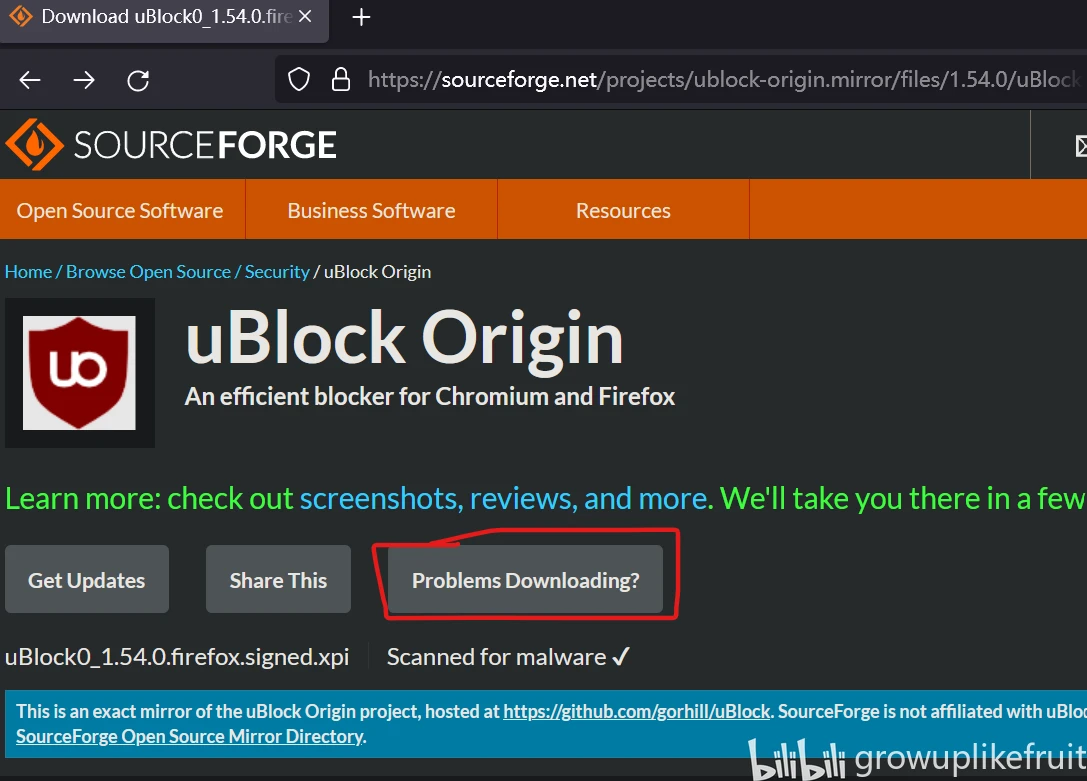 已更新 firefox 火狐浏览器 安装 ublock origin 插件 PC专用 - 哔哩哔哩