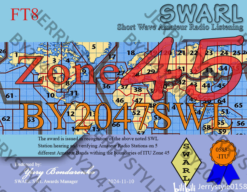 【分享】收到了 SWARL 的奖状 - 哔哩哔哩