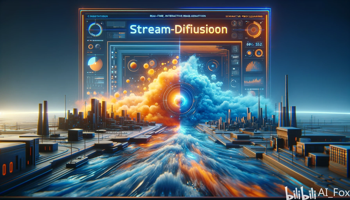 StreamDiffusion：实现超高速实时交互式图像生成 - 哔哩哔哩