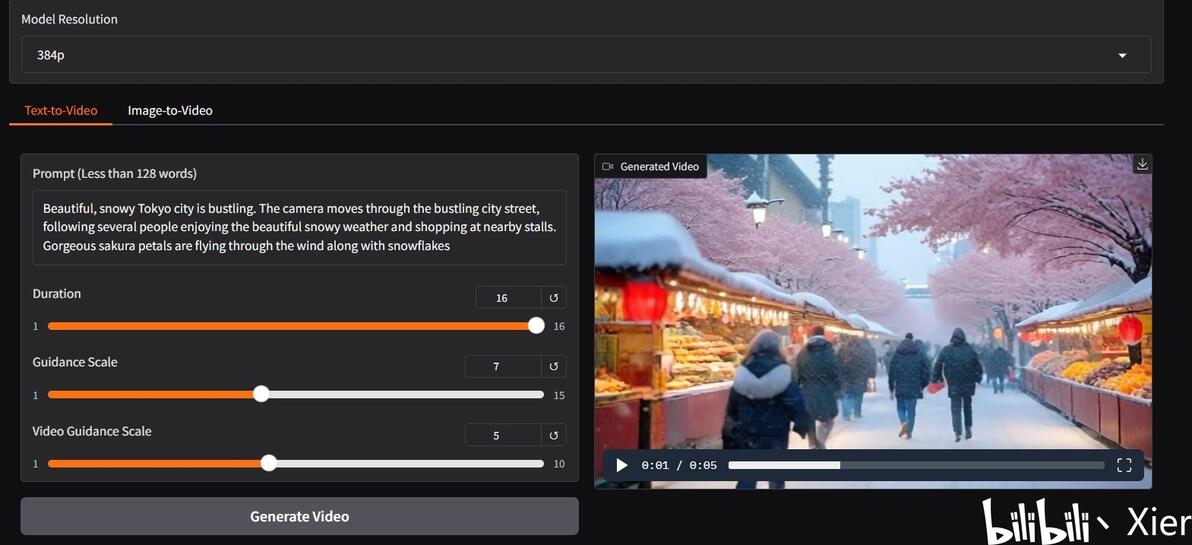 【视频生成】Pyramid-Flow 使用教程 - 哔哩哔哩