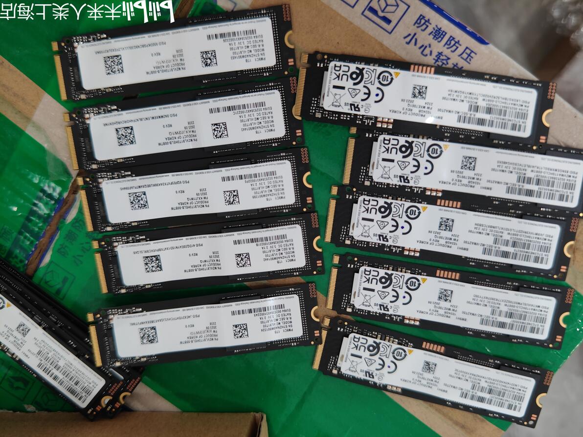 三星990EVO 1T国行盒装对应OEM 三星PM9C1 1T到达上海 分享下 - 哔哩哔哩