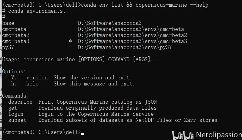 Copernicus Marine Toolbox 安装使用过程心得分享 - 哔哩哔哩