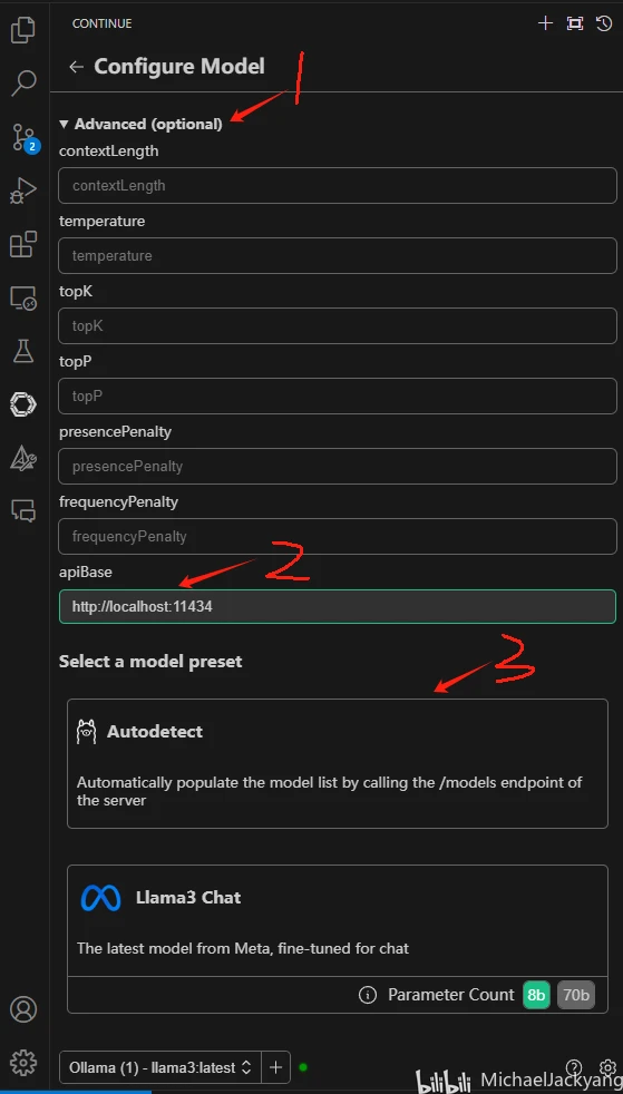Ollama + Web UI + Continue搭建个人本地大模型工具 - 哔哩哔哩