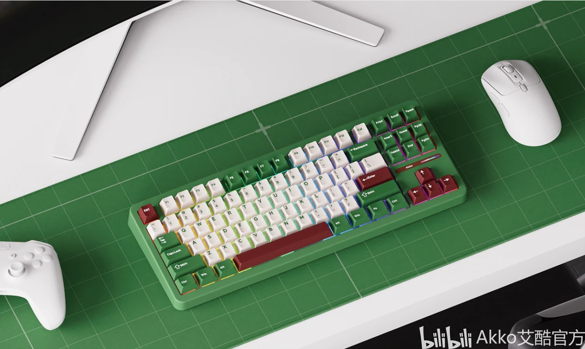 Akko TAC 系列再添悍将！Akko TAC87 三模机械键盘开启触感声音新 - 哔哩哔哩