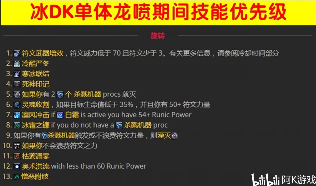 魔兽世界地心之战S1冰DKbis装、消耗品以及输出循环介绍 - 哔哩哔哩
