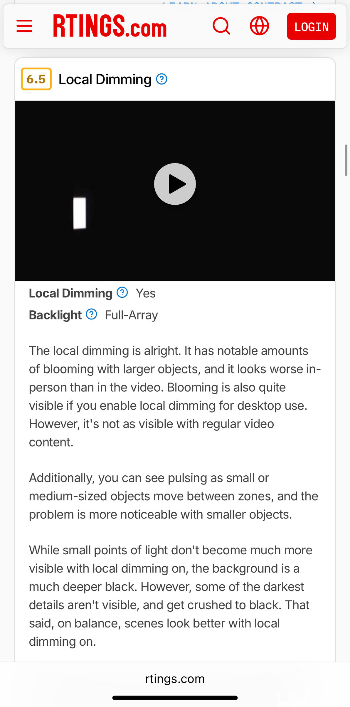 明基ex321ux rtings 专业评测出炉 - 哔哩哔哩