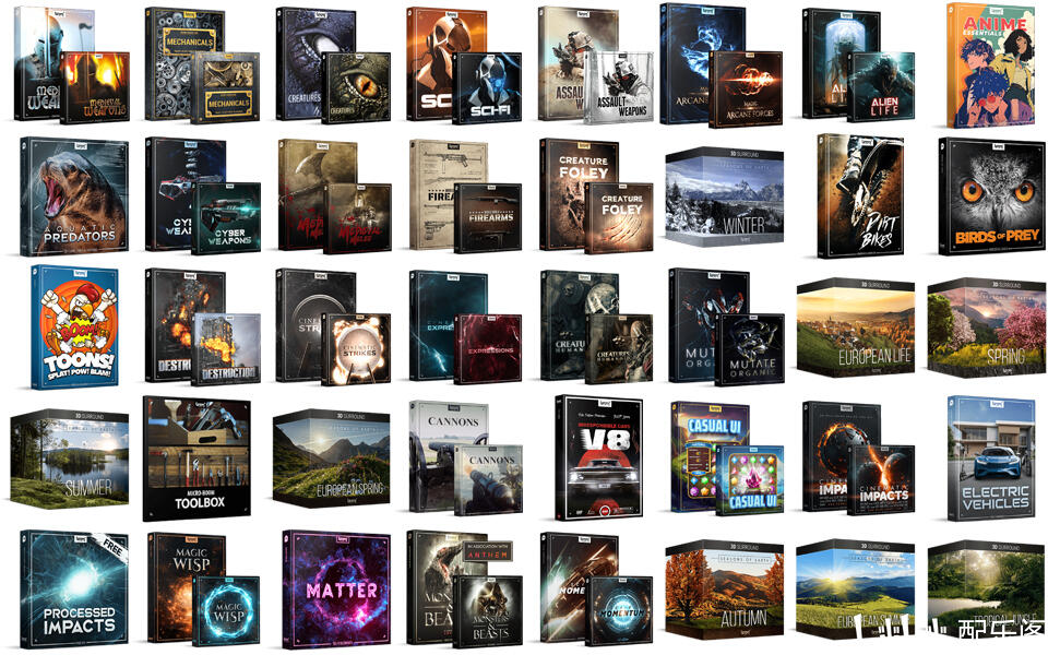 Boom library最强合集 音效+文件夹+描述精细汉化 后期必备素材库 - 哔哩哔哩