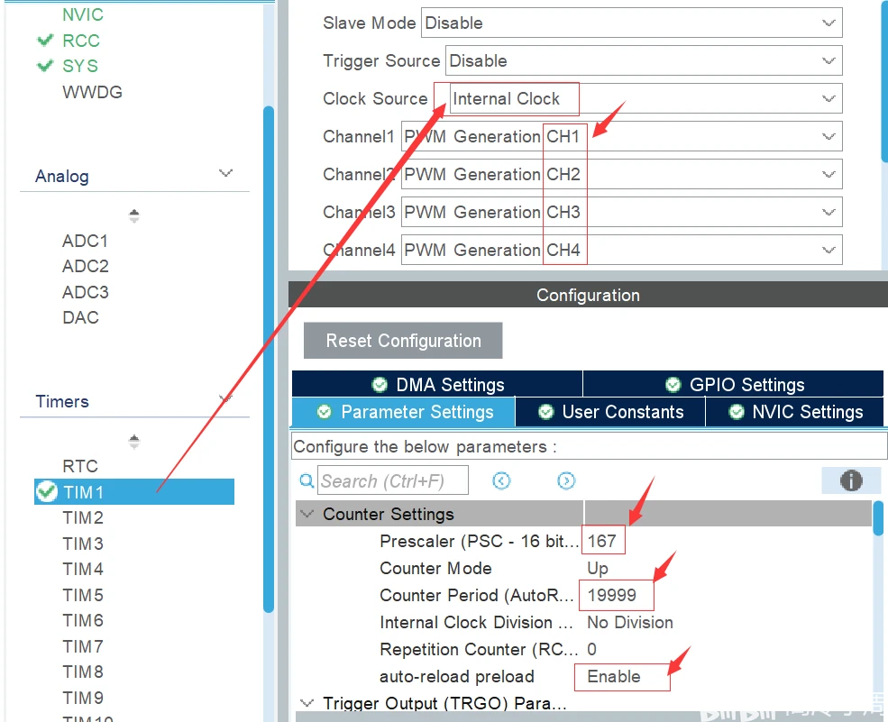 大疆C板使用PWM控制GM6020电机 - 哔哩哔哩