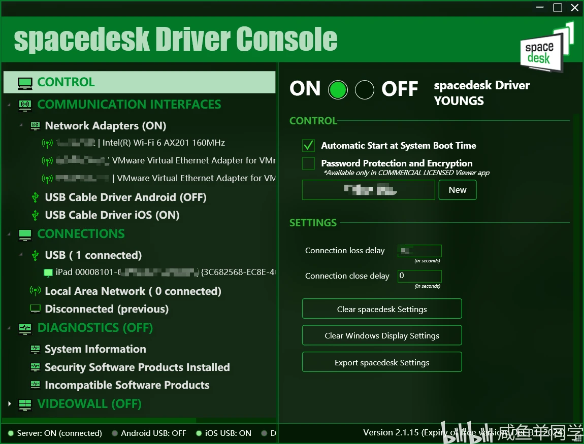 Windows与iPad有线副屏SpaceDesk扩展与常见问题 - 哔哩哔哩