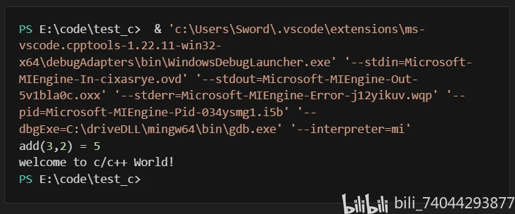 preLaunchTask"c/c++: gcc.exe 生成活动文件" - 哔哩哔哩