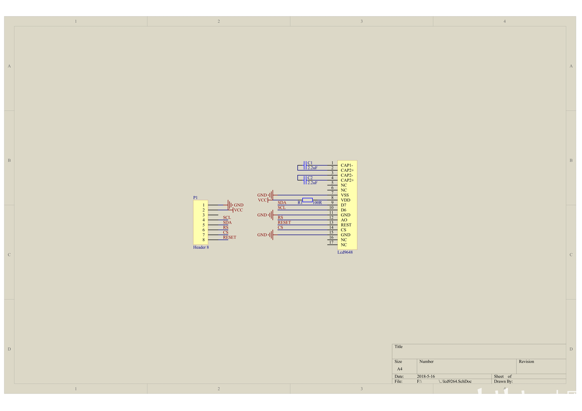 LCD9648液晶原理图等资料 - 哔哩哔哩