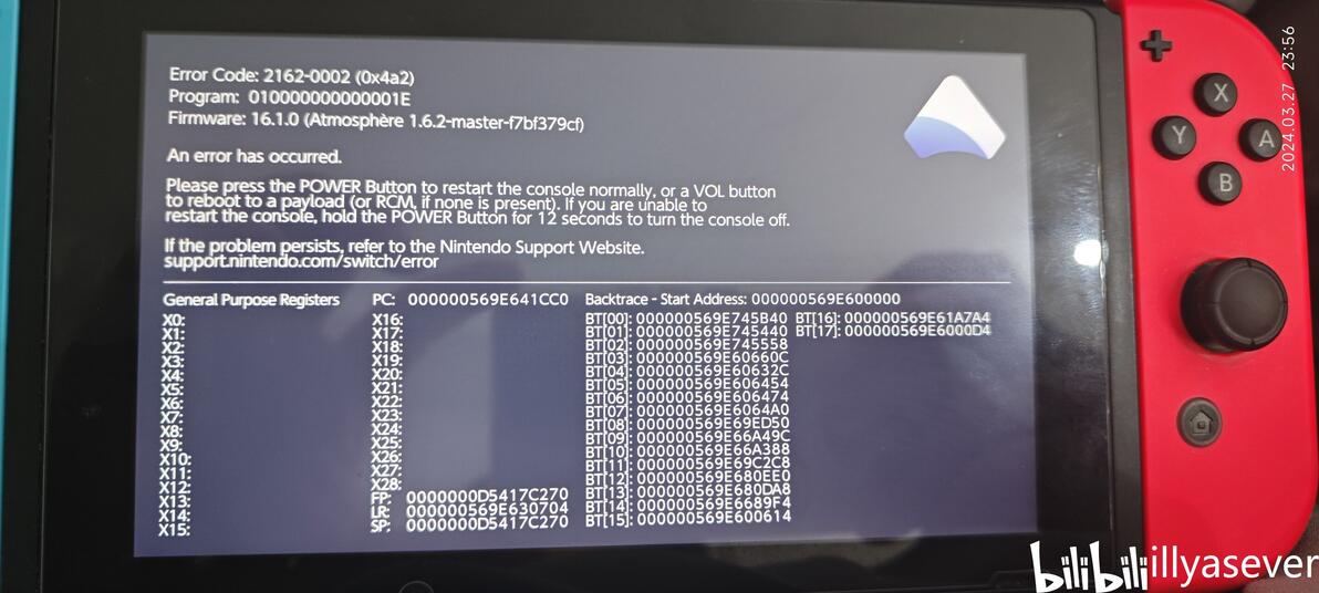 2162-0002(0x4a2) 010000000000001E 错误原因及避免出现解决方法 - 哔哩哔哩