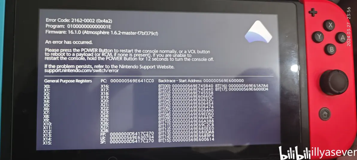 2162-0002(0x4a2) 010000000000001E 错误原因及避免出现解决方法 - 哔哩哔哩