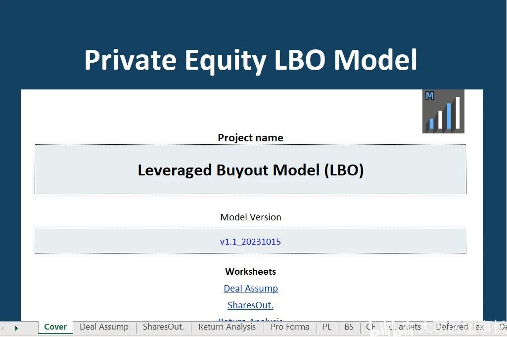 5-hour advanced LBO model 手把手操作讲解视频+Excel模型 (下载：majojor.com) - 哔哩哔哩