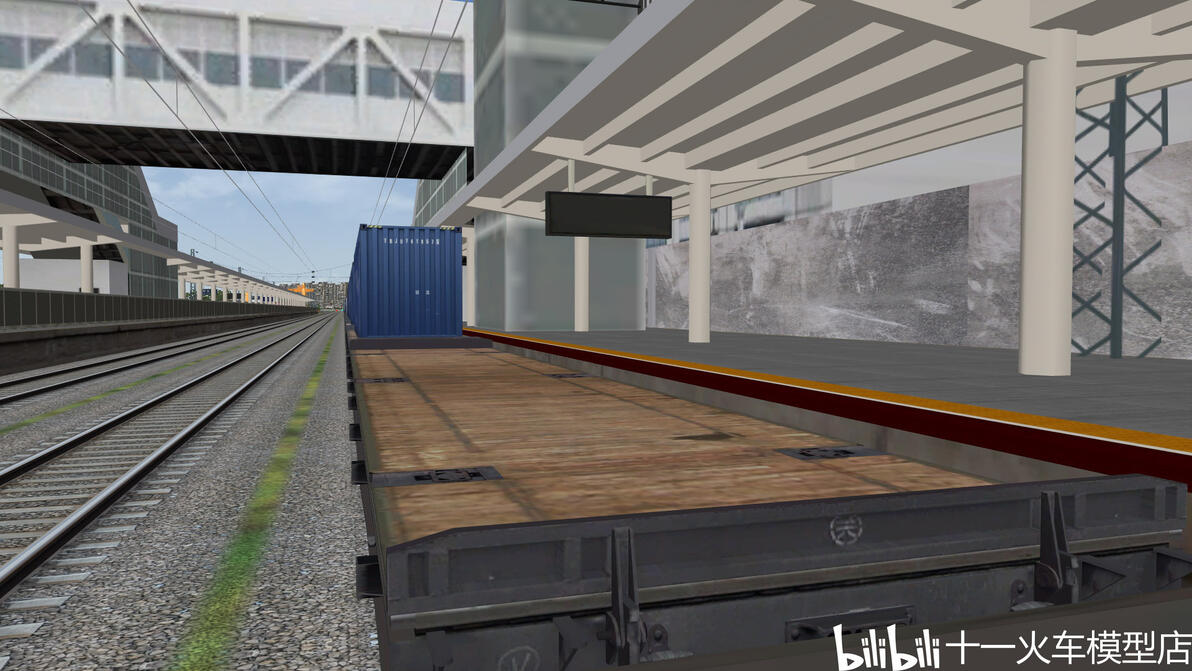 OpenRails NX17K/NX17BK型共用平车 - 哔哩哔哩