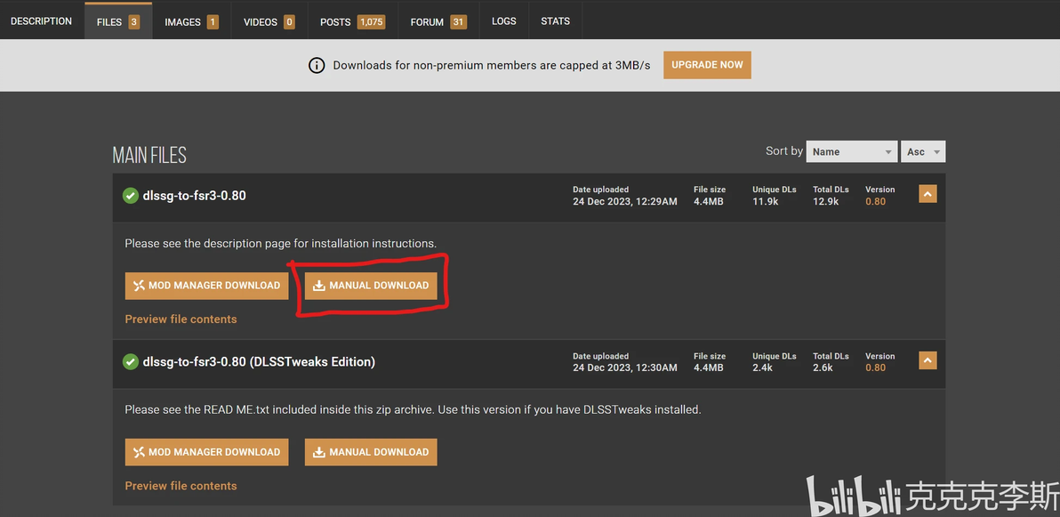 20/30系显卡也能使用DLSS3! (用FSR3代替DLSS3) - 哔哩哔哩