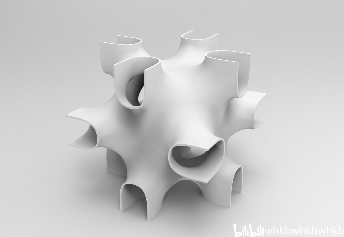 SOLIDWORKS —— Gyroid 和 Neovius - 哔哩哔哩