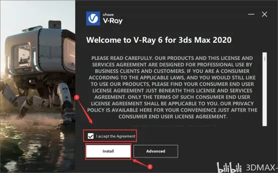 【VR6.2安装教程】VRay6.2中文版安装下载教程 - 哔哩哔哩