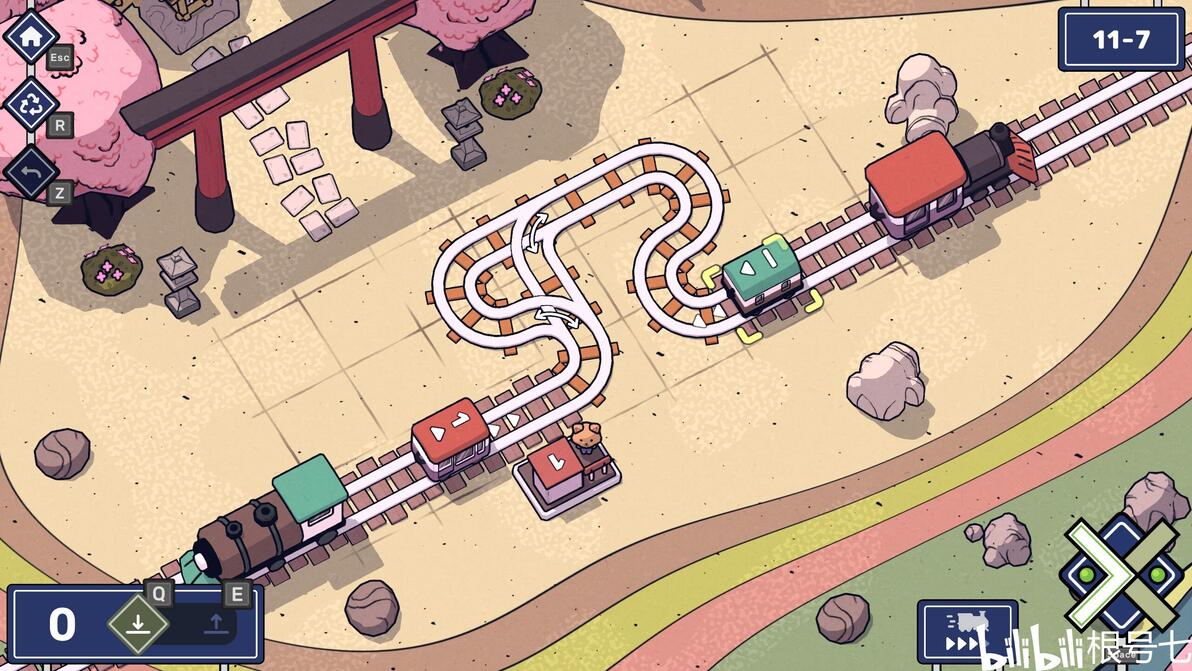 【轨道连接Railbound】【攻略】10-12章+#章+隐藏关 - 哔哩哔哩