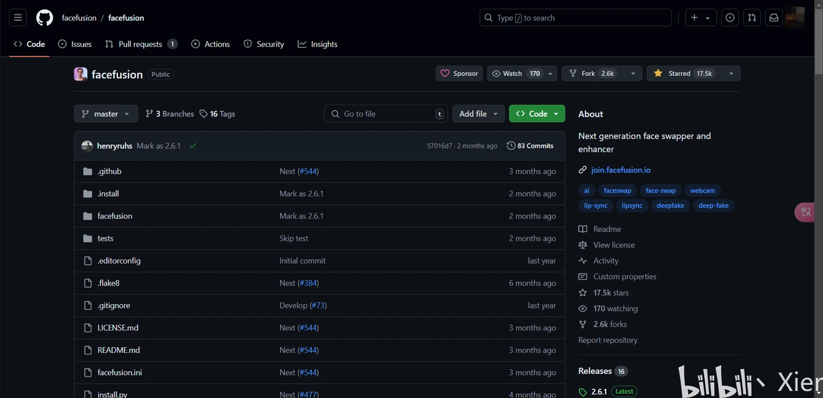 【人脸替换】FaceFusion 使用教程 - 哔哩哔哩
