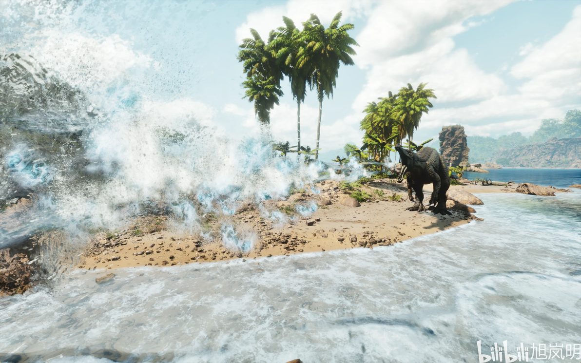 方舟飞升模组生物介绍：白石棘龙TLC（全网首发）！ - 哔哩哔哩