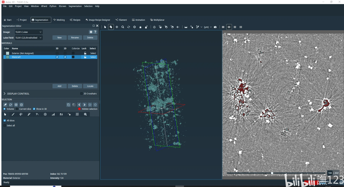 材料研究生搬砖日常-Avizo三维重构 - 哔哩哔哩