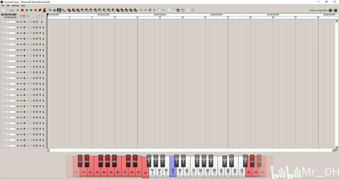 【Minecraft Note Block Studio教程】第三章：界面认识 - 哔哩哔哩