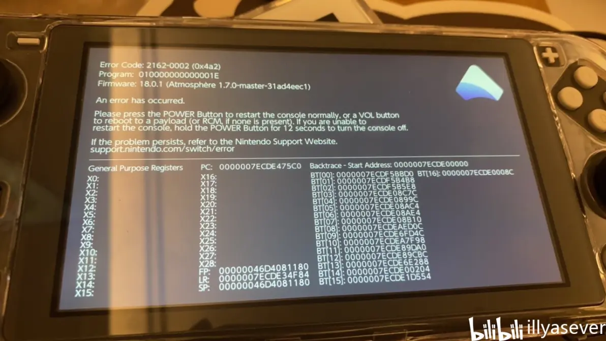 2162-0002(0x4a2) 010000000000001E 错误原因及避免出现解决方法 - 哔哩哔哩