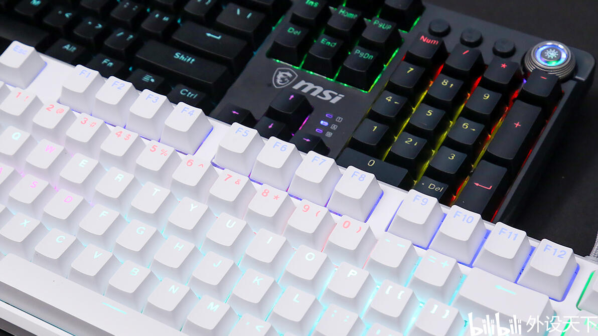 外观功能全面升级，微星VIGOR GK50Z V2游戏机械键盘简评 - 哔哩哔哩