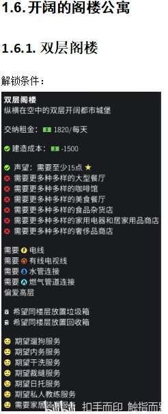 《Project Highrise大厦管理者》单元前置解锁条件1（公寓和商店） - 哔哩哔哩