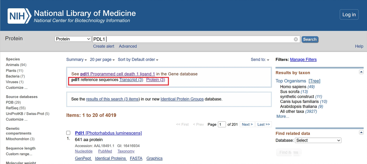 NCBI蛋白质结构域序列及其功能查询 - 哔哩哔哩