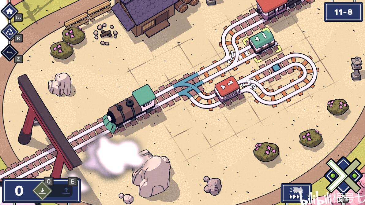 【轨道连接Railbound】【攻略】10-12章+#章+隐藏关 - 哔哩哔哩