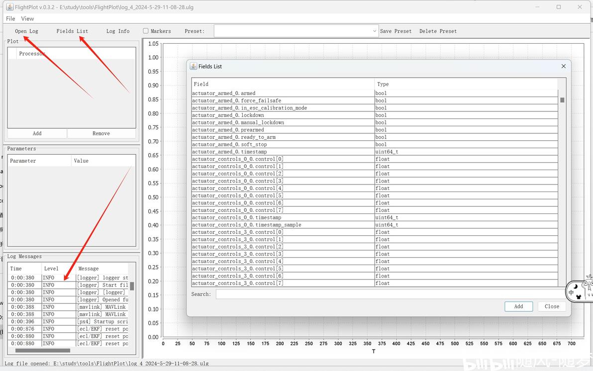 Ubuntu20.04+ROS1+PX4+Gazebo仿真（四）QGC和日志分析 - 哔哩哔哩