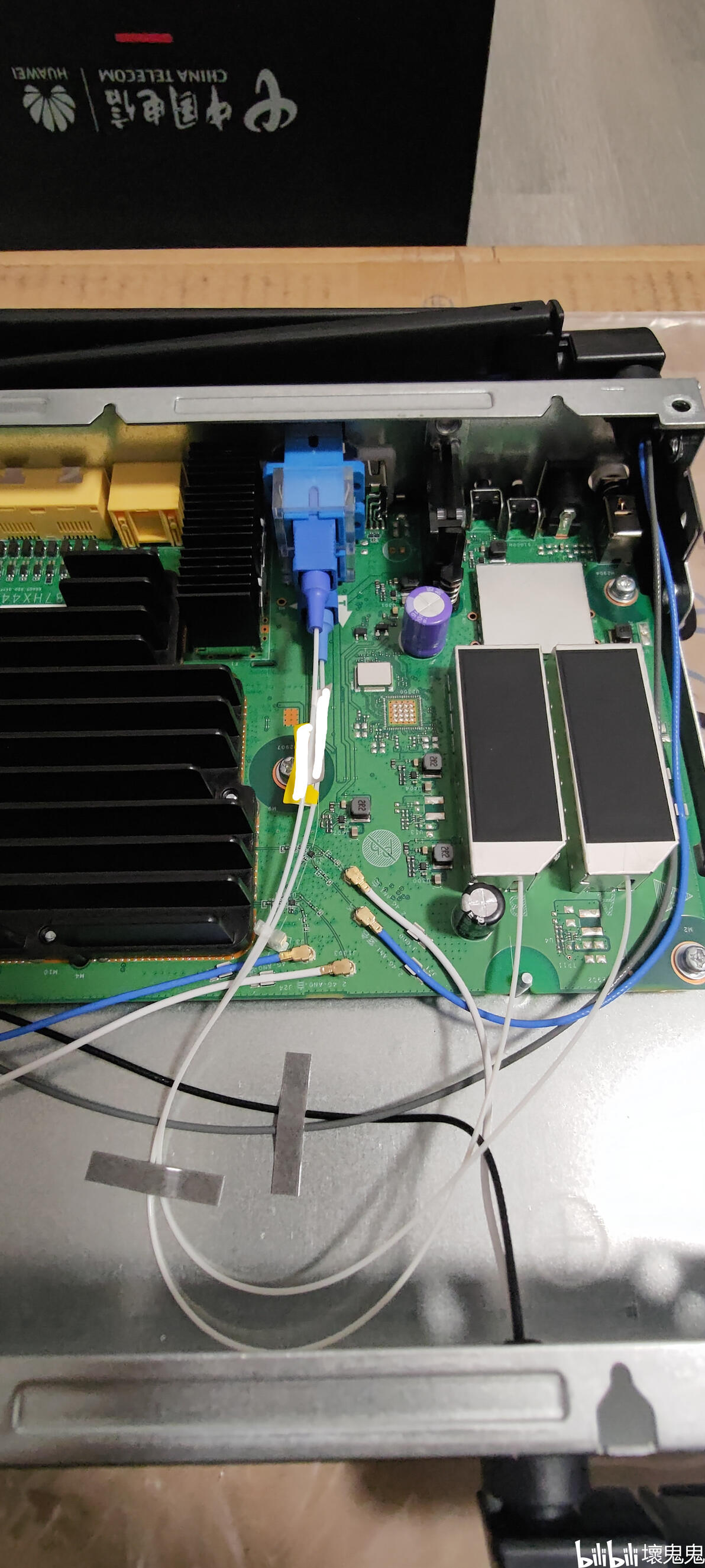 一个菜鸡拆机了华为星光B50（B866-S2-5E4P5W1）主光猫 - 哔哩哔哩