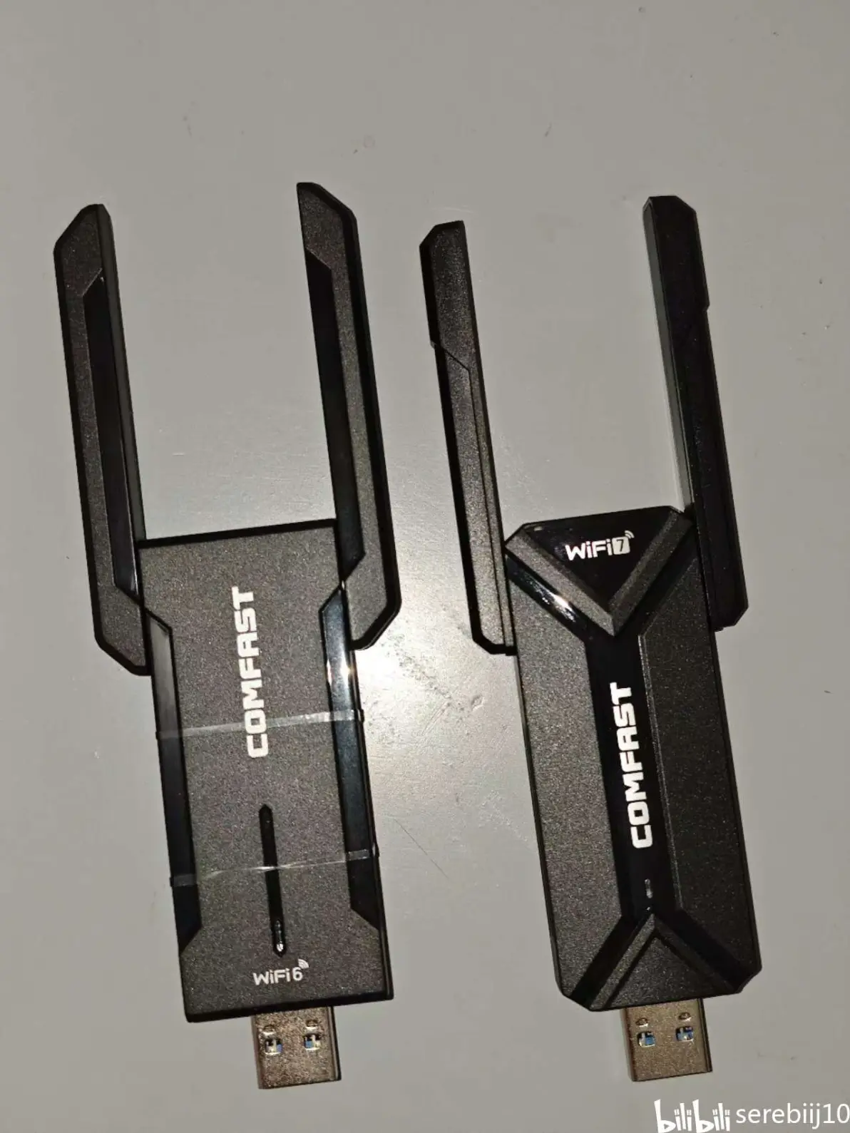 全世界首张量产WiFi7 USB网卡CF-983BE实测，用的瑞昱新芯片，上传问题很严重，建议等 - 哔哩哔哩
