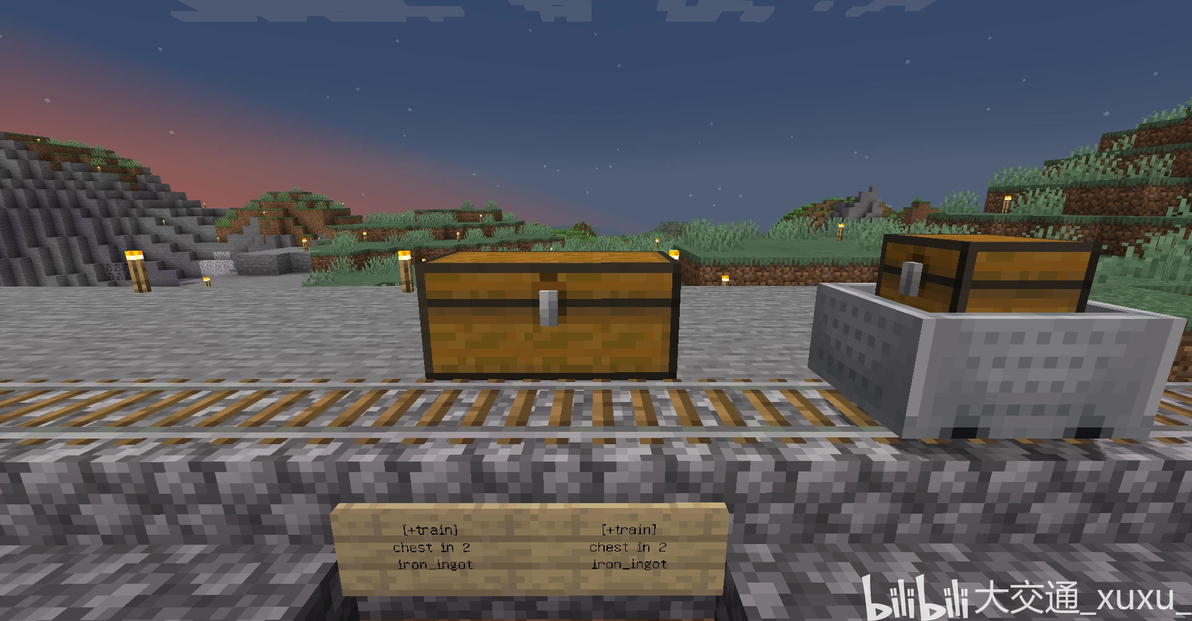 [Minecraft][铁路][TrainCarts插件]控制牌基础教程 - 哔哩哔哩