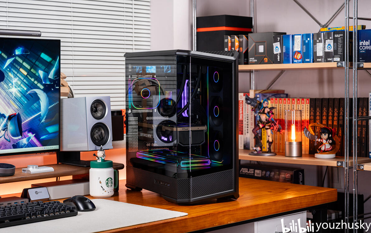 乔思伯D400+七彩虹X870A-GHA战斧+索泰RTX5090D Solid装机分享 - 哔哩哔哩