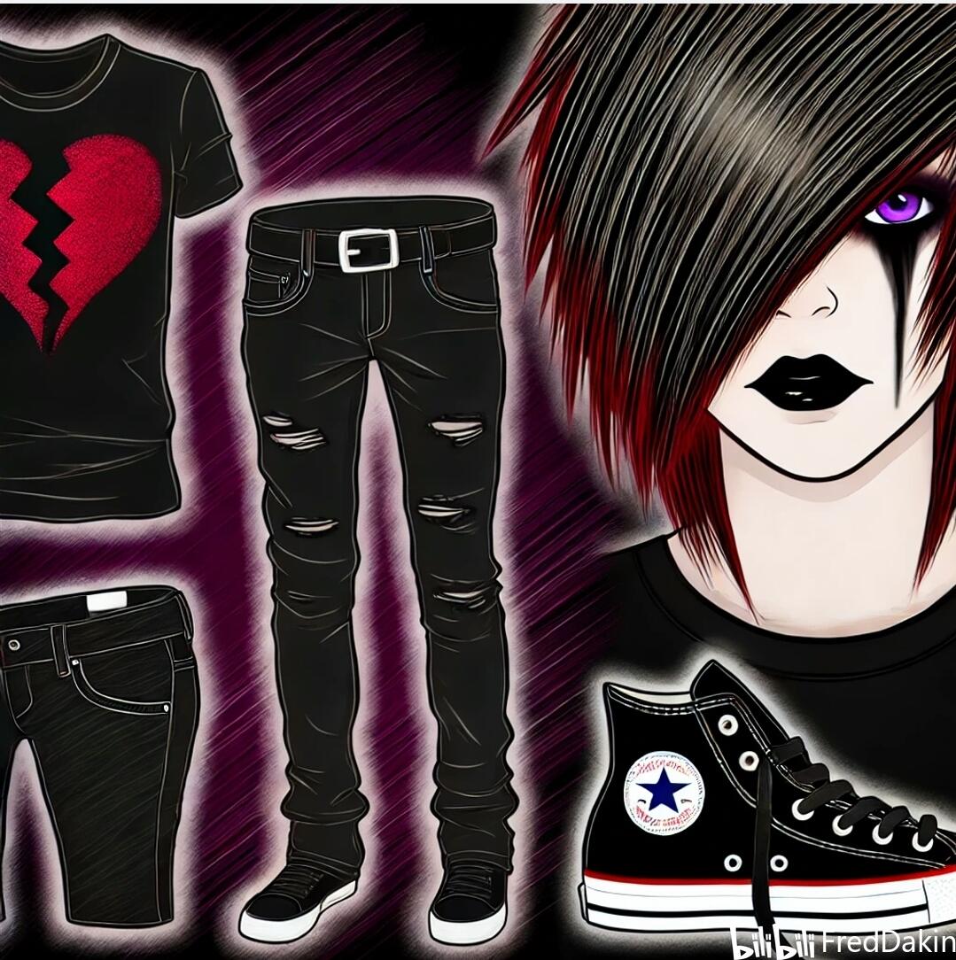 探究：Emo风格的视觉元素分析 - 哔哩哔哩