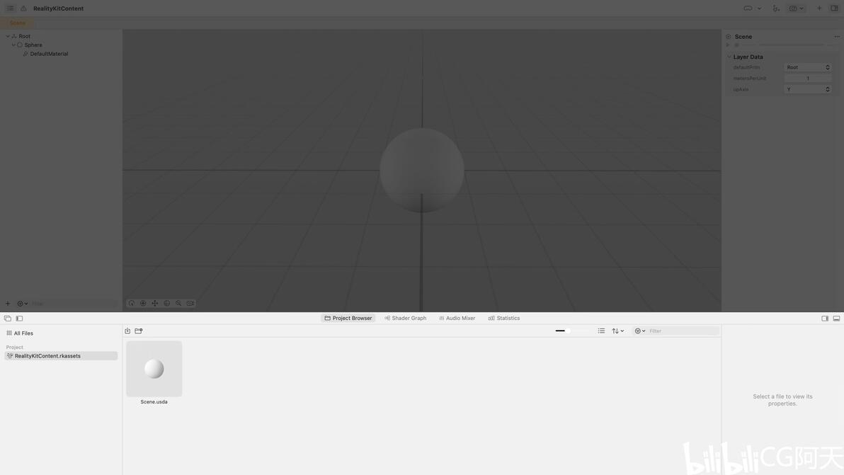 26 认识Reality Composer Pro——AppleVisionPro应用开发学习 - 哔哩哔哩