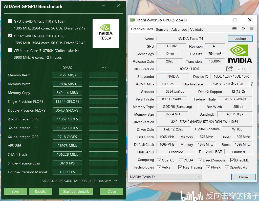 Tesla T10显卡安装最新原版签名Geforce驱动 - 哔哩哔哩