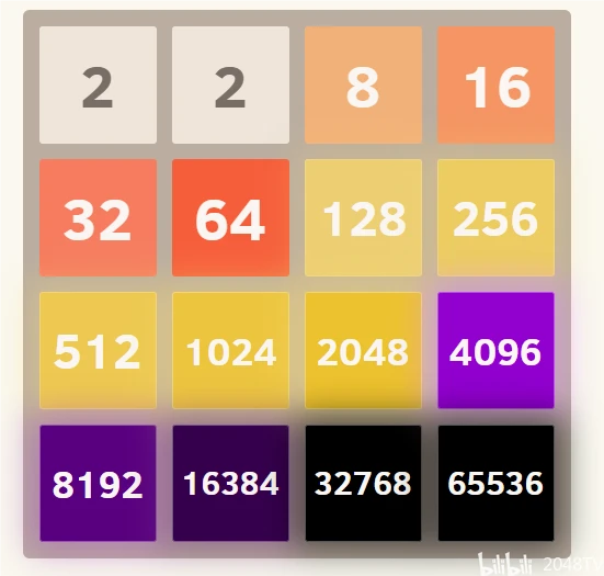 【数字闲话01】2048理论最高分？五分钟带你搞懂怎么个事 - 哔哩哔哩