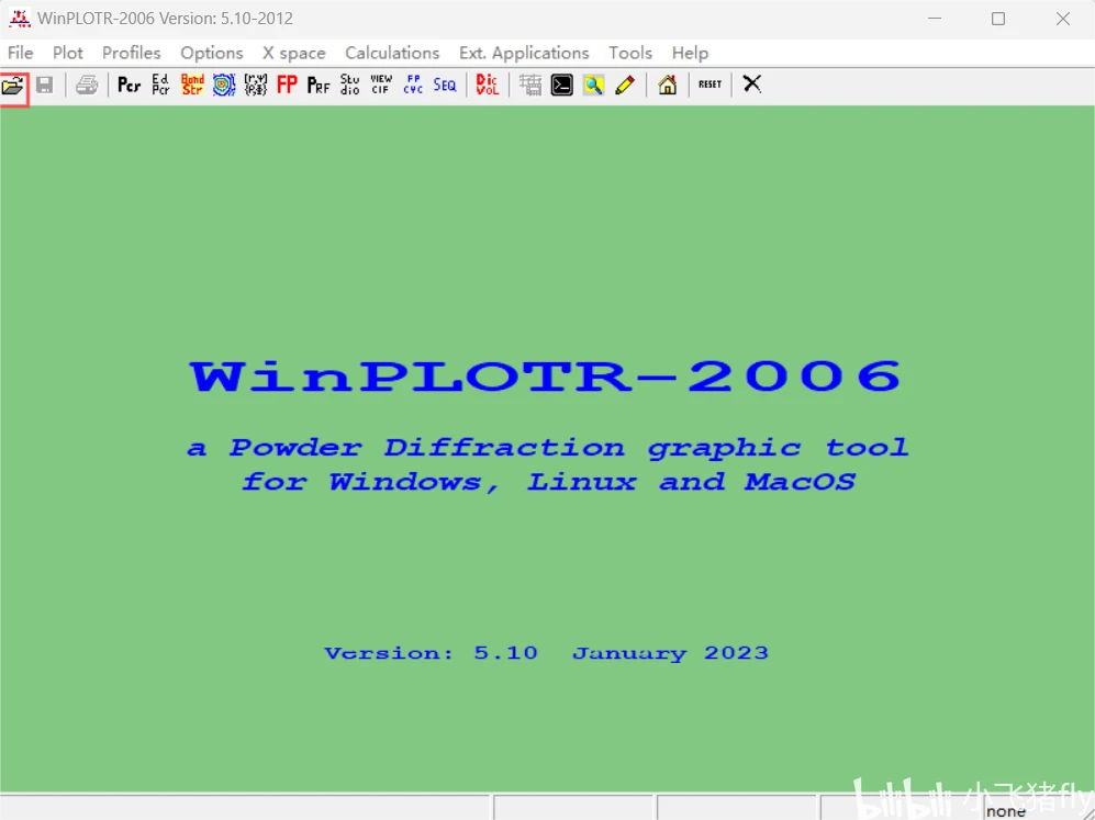 Fullprof的指标化及Le Bail精修法 - 哔哩哔哩
