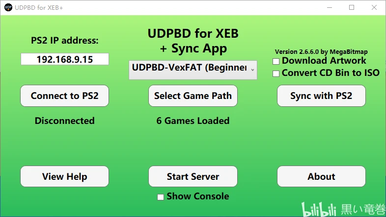 PS2 neutrino UDPBD游戏连接教程 - 哔哩哔哩