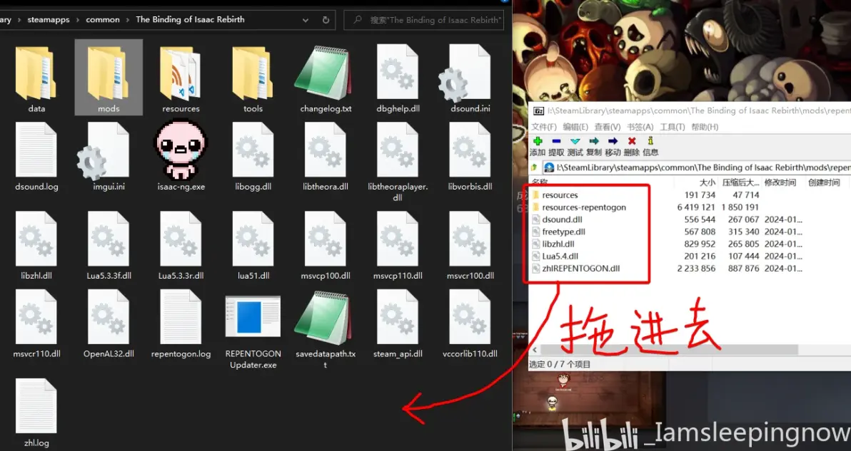 [以撒] REPENTOGON的安装与卸载 (Isaac Script Extender) - 哔哩哔哩